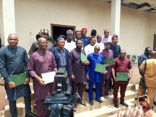 INEC Presents Certificates Of Return To Edo State House Of Assembly ...